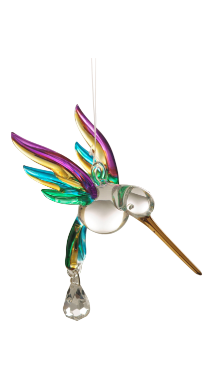 Fantasy Glass Hummingbird Tropical